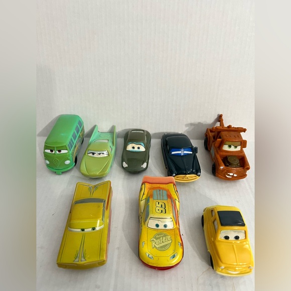 Disney | Toys | Disney Pixar Cars Movie Cars Wind Up Pull Back Action ...